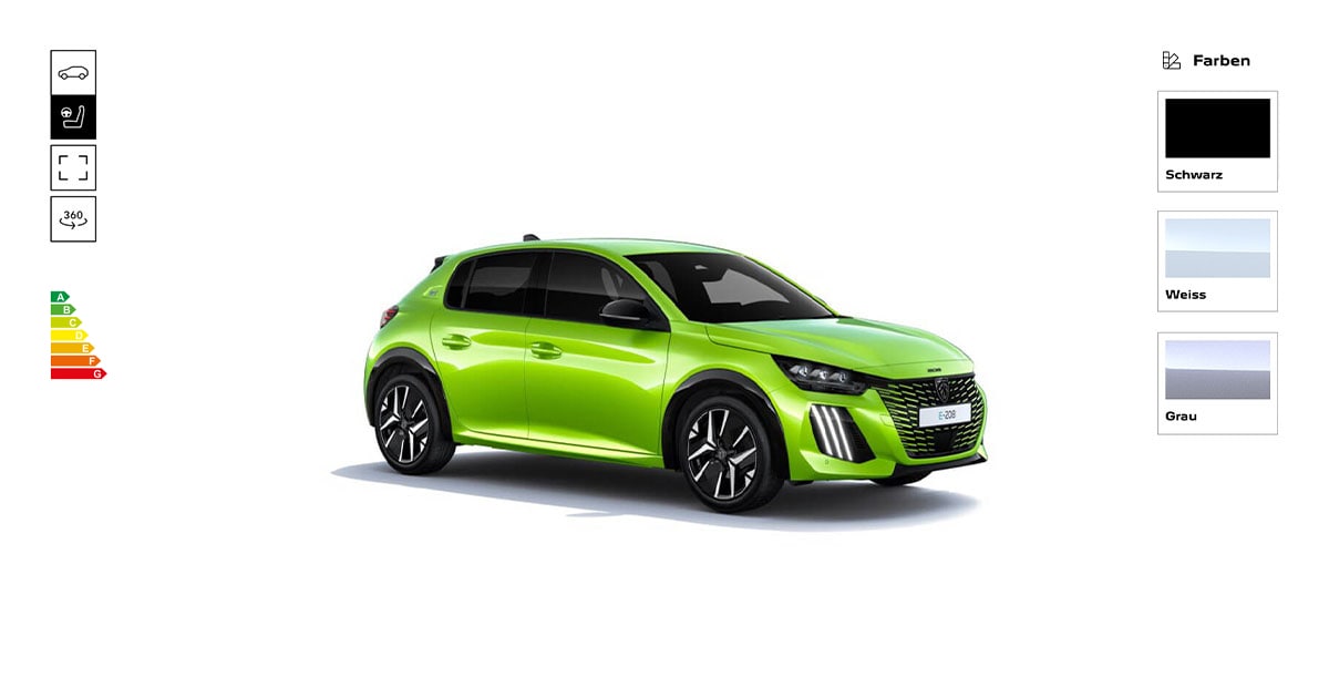 Peugeot E 208 Konfigurator